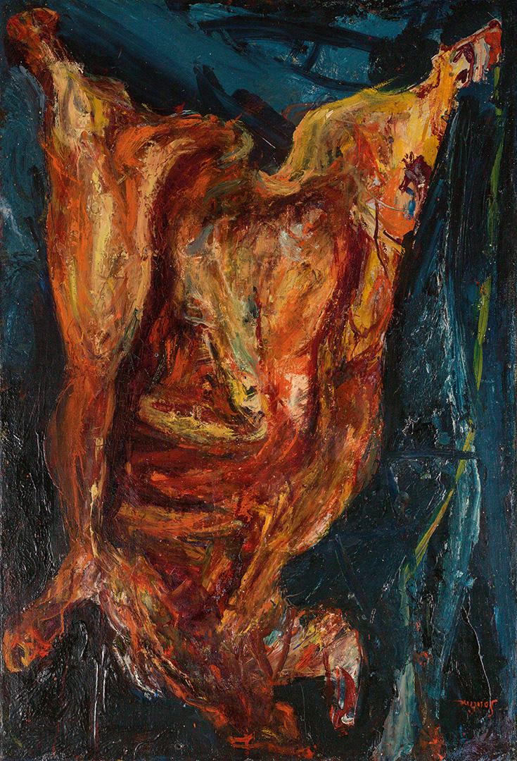 Abgehäutetes Rind, ca. 1925 | Kunstmuseum Bern